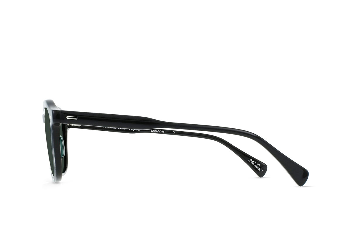 RAEN Clyve Sunglasses in Recycled Black / Green Polarized-52 – RAEN EUROPE